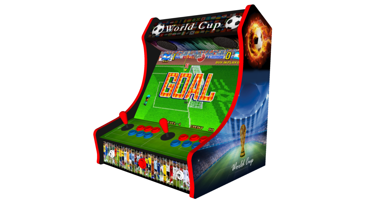 Football Art, Bartop Arcade Machine, 3000 Games, 24 Inch - arcadecity