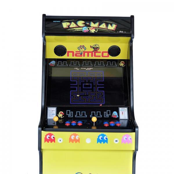 Upright Arcade Machine, 815 Games Pacman Yellow - arcadecity