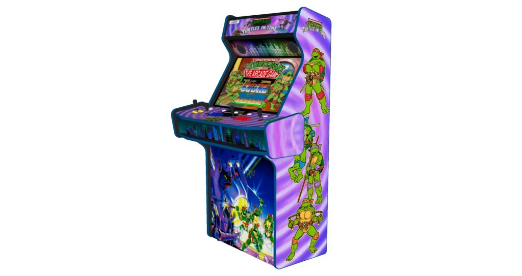 Teenage Mutant Ninja Turtles In Time TMNT, 4 Player Upright Arcade, 32 ...