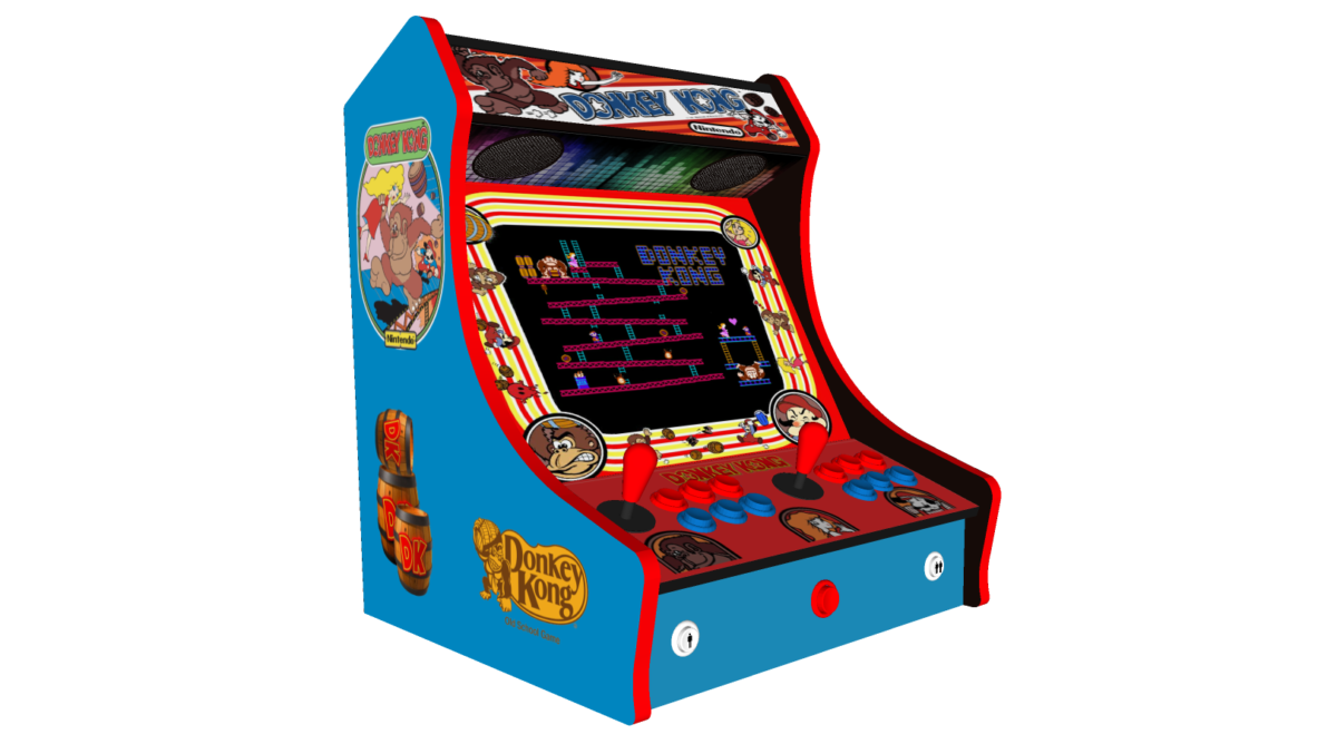 Retro Bartop Arcade Machine, 3000 Games Donkey Kong Art - arcadecity