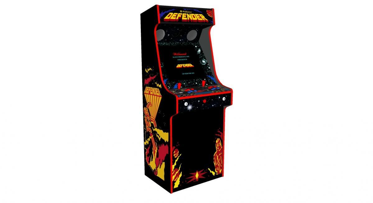 Defender Retro Upright Arcade Machine, 5000 Games, 120w Subwoofer, 24 ...