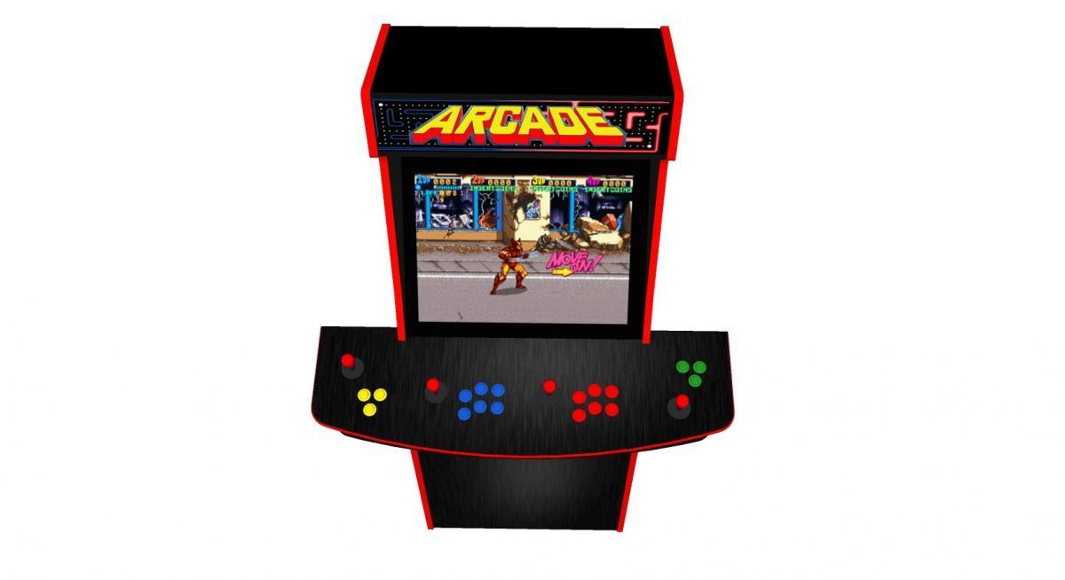 Multicade Retro Upright 4 Player Classic Arcade Machine - arcadecity