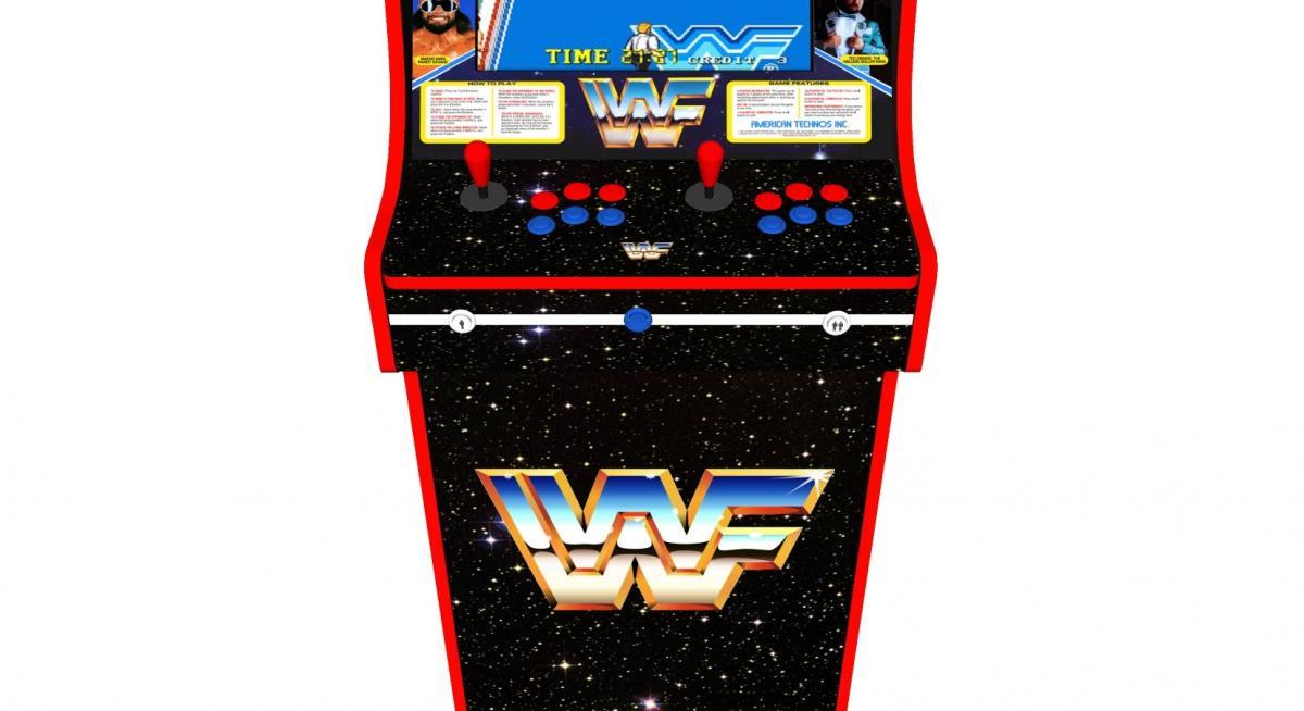 WWF Superstars Retro Upright Arcade Machine, 3000 Games, 120w subwoofer ...