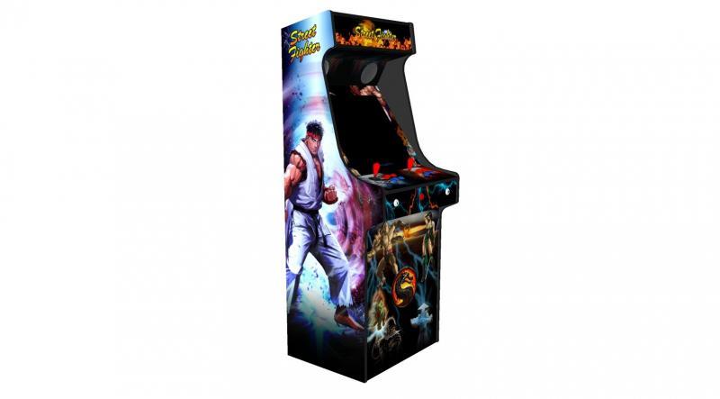 Retro Upright Arcade Machine, Street Fighter v2 Artwork, 3000 Games ...