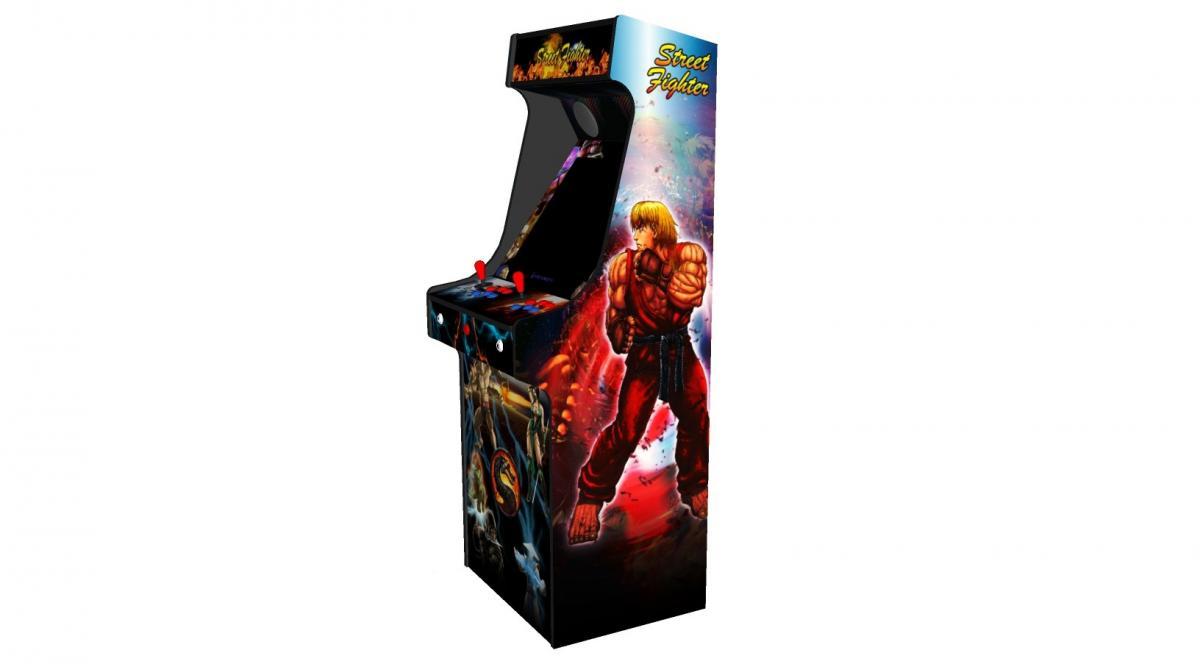 Retro Upright Arcade Machine, Street Fighter v2 Artwork, 3000 Games ...