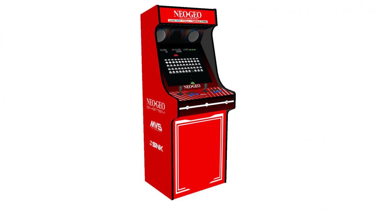 Retro Upright Arcade Machine, NEO GEO Artwork, 3000 Games, 24 inch ...