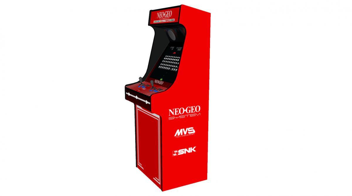 Retro Upright Arcade Machine, NEO GEO Artwork, 3000 Games, 24 inch ...