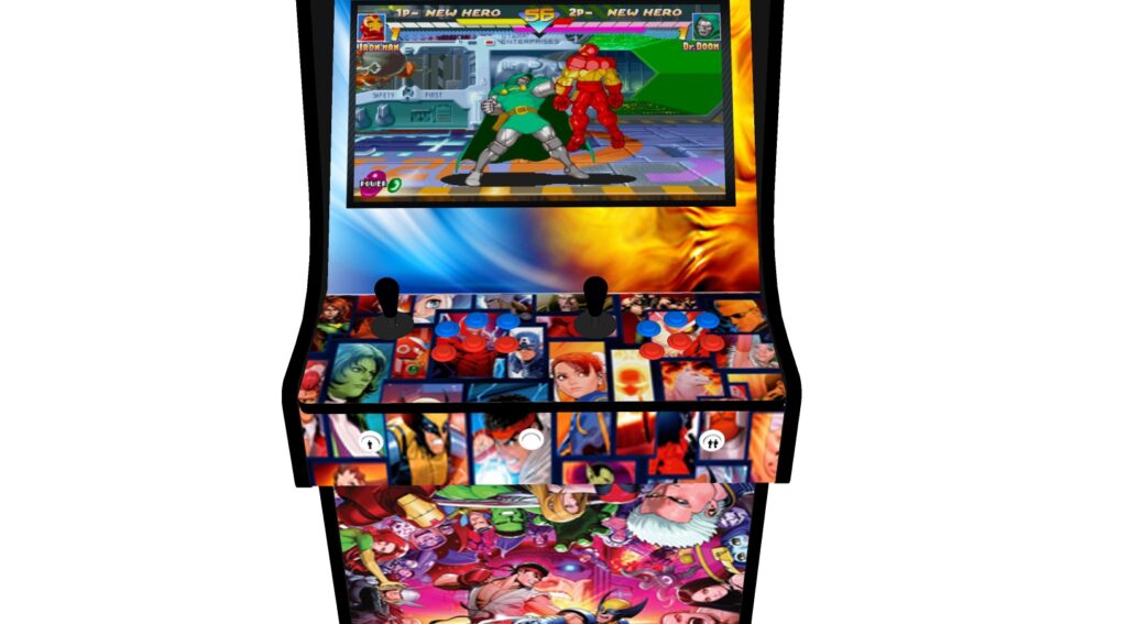 Marvel vs Capcom, Upright Arcade Cabinet, 3000 Games, 120w subwoofer ...