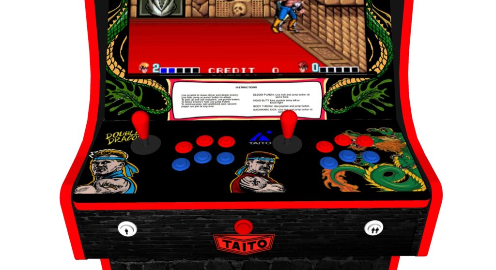 Double Dragon Upright Arcade Machine, 3000 Games, 120w subwoofer, 24 ...