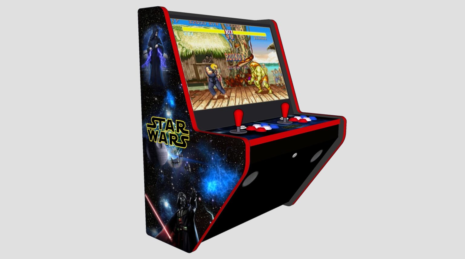 Wall Hung Arcade Machine, 3000 Games Star Wars Theme - arcadecity