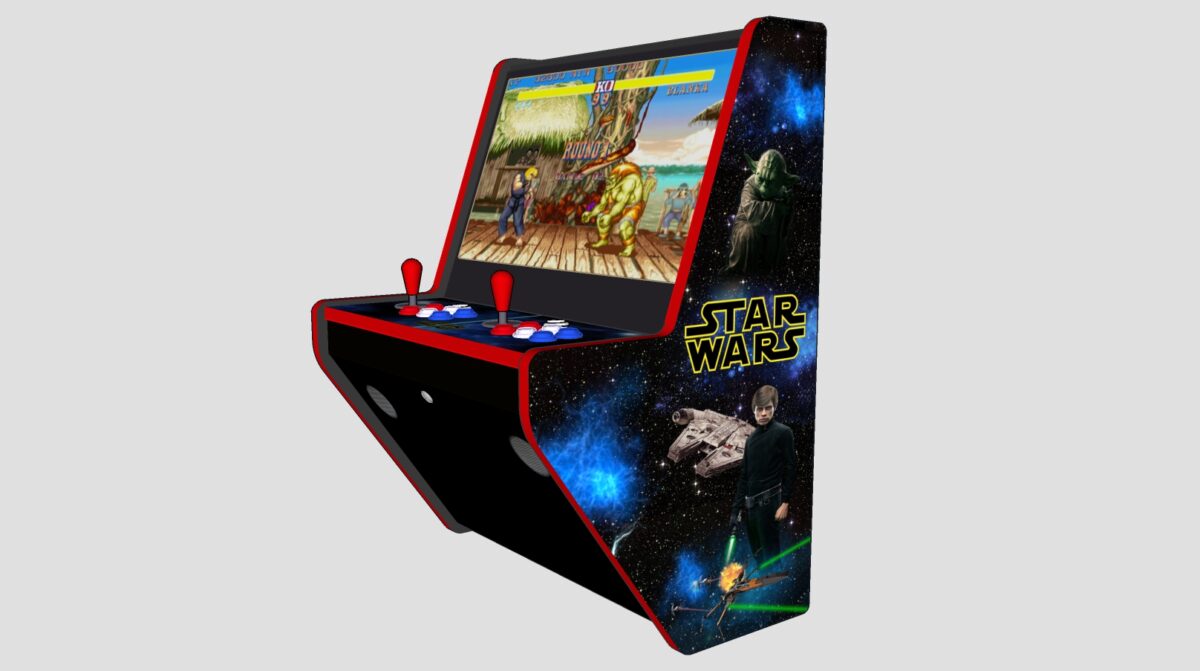 Wall Hung Arcade Machine, 3000 Games Star Wars Theme - arcadecity