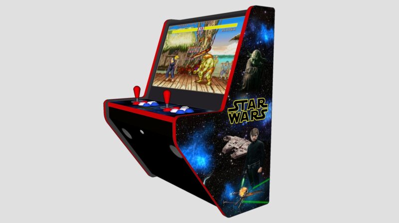 Wall Hung Arcade Machine, 3000 Games Star Wars Theme - arcadecity