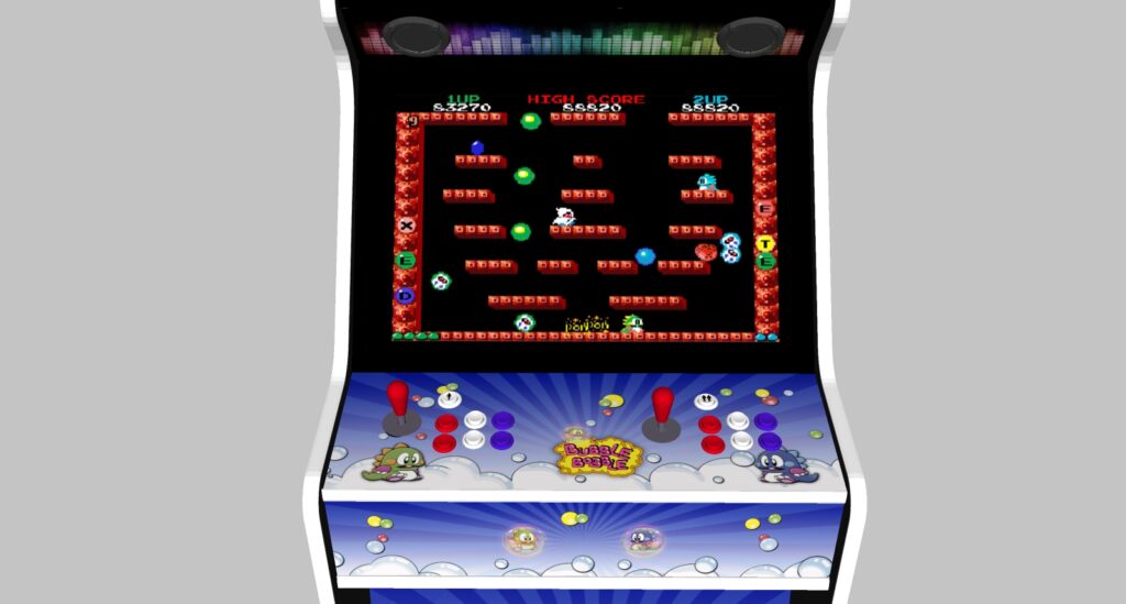 Bubble Bobble, Upright Arcade Cabinet, 3000 Games, 120w Subwoofer, 27 ...