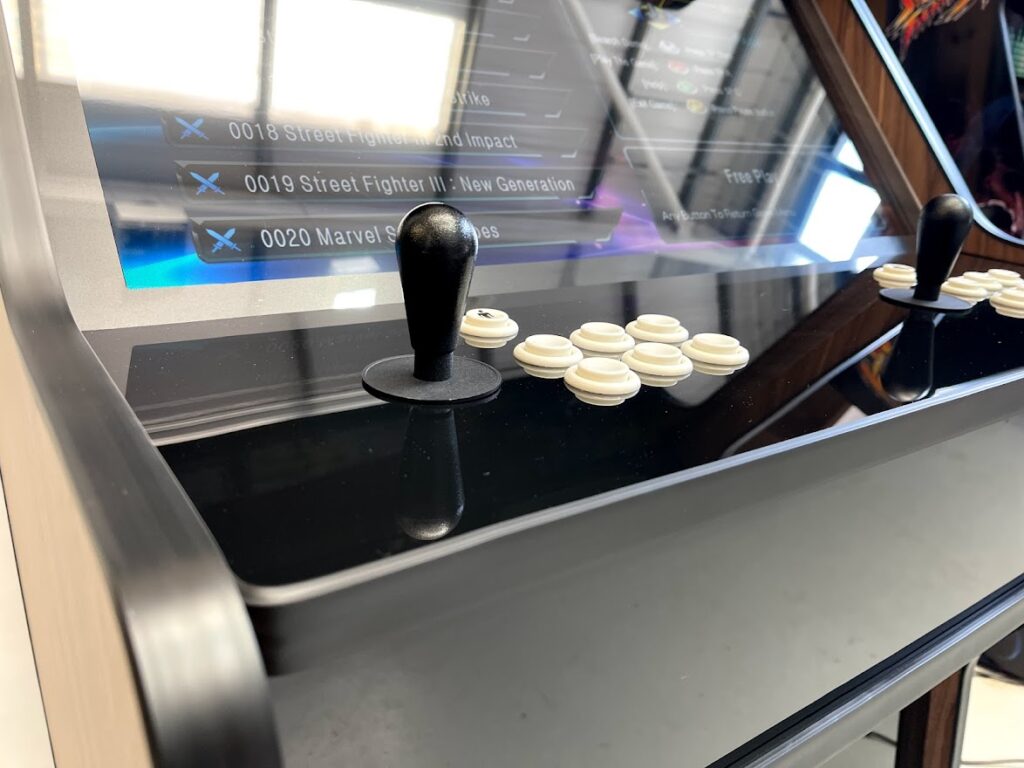 Premium Walnut and high gloss black 27 Inch full size arcade machine ...