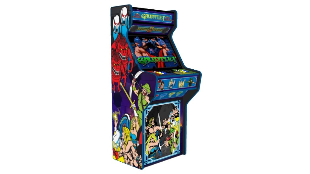 Gauntlet 27 Inch full size arcade machine with 120w subwoofer, LEDs ...