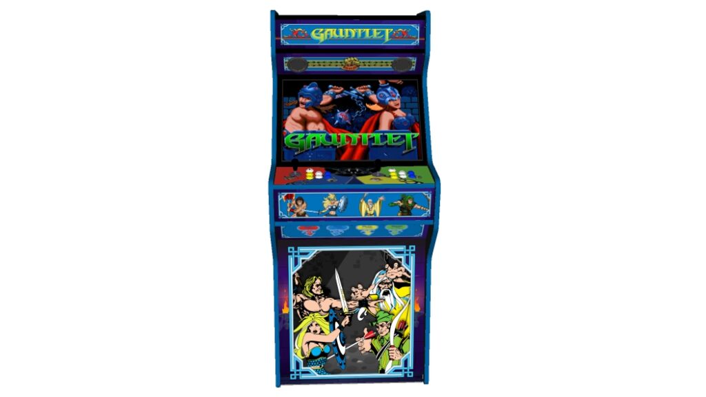 Gauntlet 27 Inch full size arcade machine with 120w subwoofer, LEDs ...