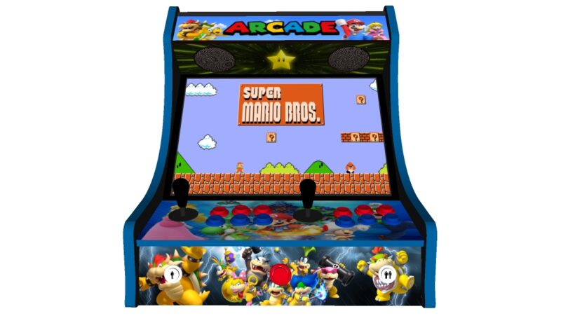 Super Mario Brothers Retro Bartop Arcade Machine, 3000 Games - arcadecity