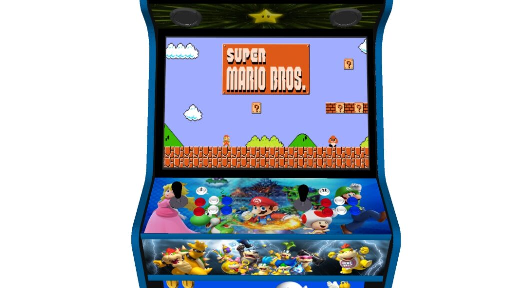 Super Mario Brothers 27 Inch full size arcade machine with 120w ...