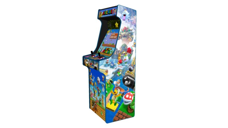 Super Mario Brothers Upright Arcade Machine, 3000 Games, 120w subwoofer ...