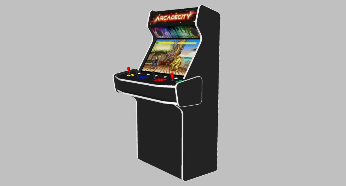 4 Player Arcade Machine, 32" screen, 120w sub, 5000 games, Illuminated ...