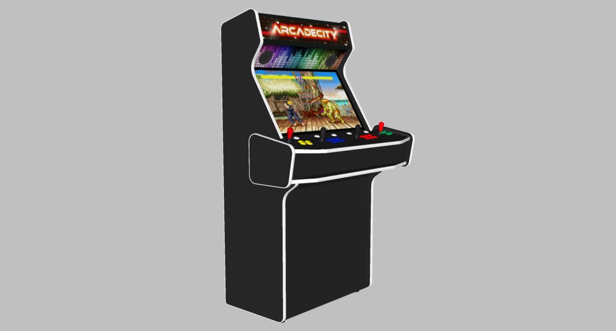 4 Player Arcade Machine, 32" screen, 120w sub, 5000 games, Illuminated ...