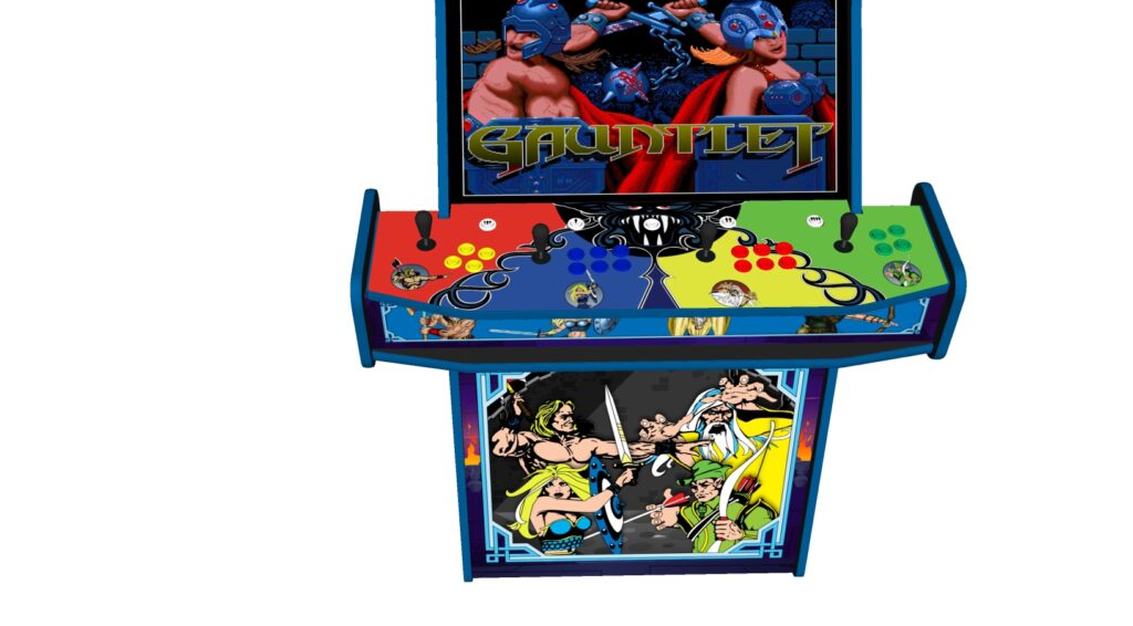 Gauntlet Upright 4 Player Arcade Machine, 32" screen, 120w sub, 5000 ...
