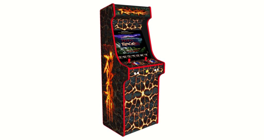 Primal Rage, Upright Arcade Cabinet, 3000 Games, 120w subwoofer, 24 ...