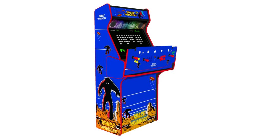 Space Invaders Upright 4 Player Arcade Machine, 32" screen, 120w sub ...