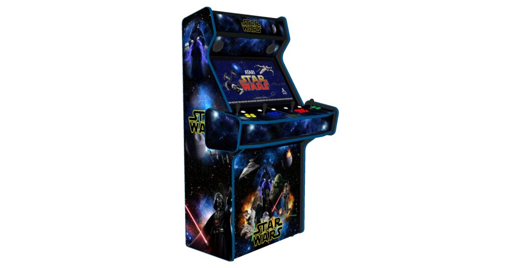 Star Wars v1 Upright 4 Player Arcade Machine, 32" screen, 120w sub ...