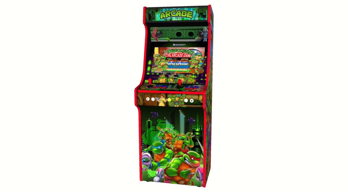 Teenage Mutant Ninja Turtles TMNT v2, Upright Arcade Machine, 3000 ...