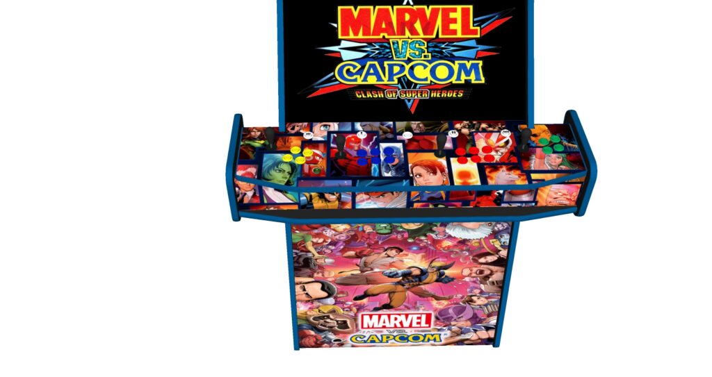 Marvel vs Capcom v1 Upright 4 Player Arcade Machine, 32" screen, 120w ...
