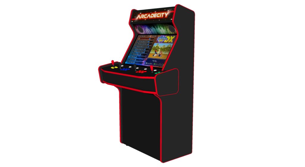 4 Player Arcade Machine, 32" screen, Red Trim, 120w sub, 5000 games ...
