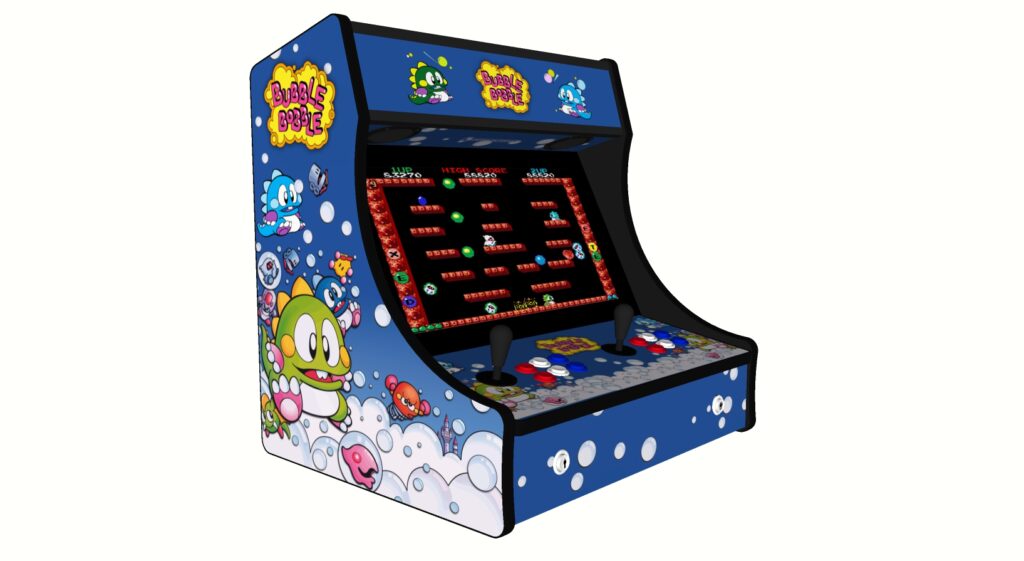 Bubble Bobble Retro Bartop Arcade Machine, 3000 Classic Games, 24 Inch Screen - arcadecity