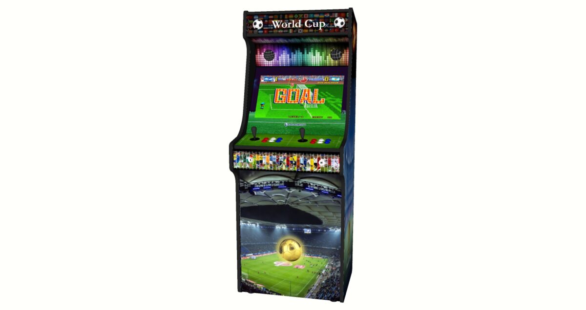 Football World Cup, Upright Arcade Machine, 3000 Games, 120w subwoofer ...