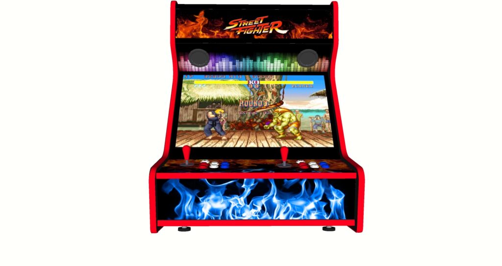 Street Fighter Retro Bartop Arcade Machine, 5000 Games, 27 inch ...