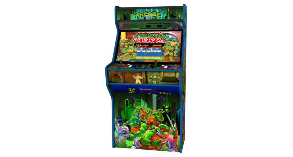 Teenage Mutant Ninja Turtles TMNT v2 Arcade Machine, 5000 Games, 32 ...