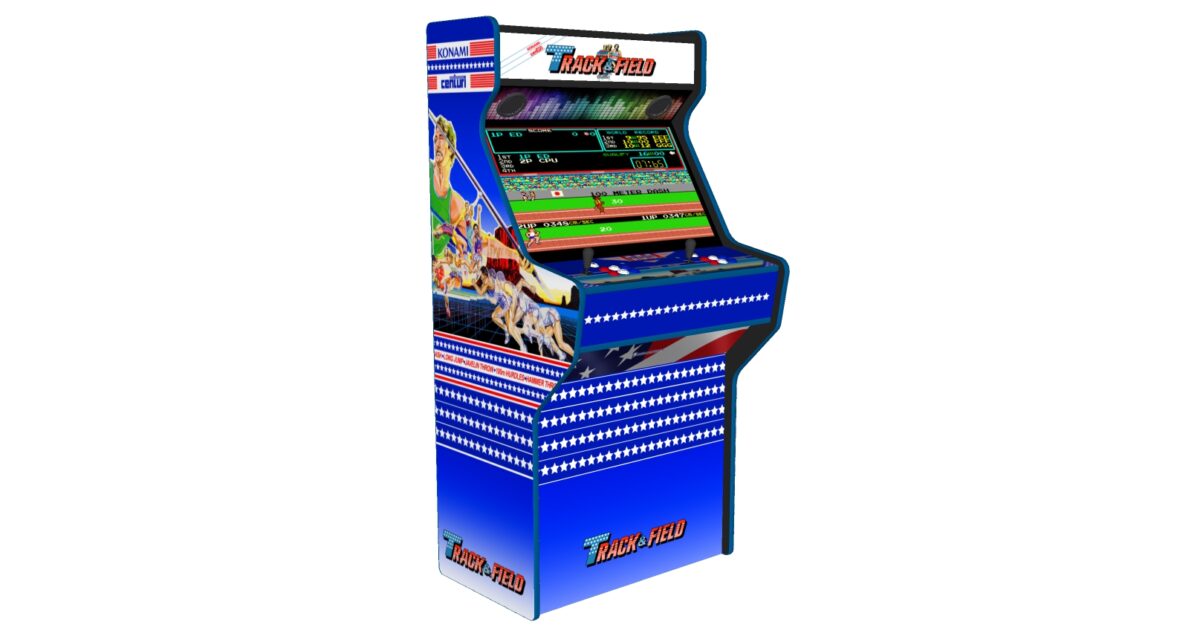 Track and Field Arcade Machine, 5000 Games, 32 inch screen, 120w ...