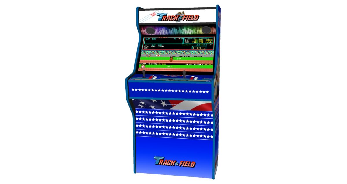 Track and Field Arcade Machine, 5000 Games, 32 inch screen, 120w ...