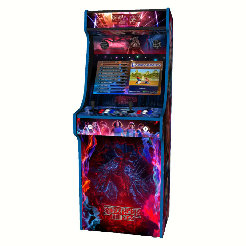 Stranger Things, Upright Arcade Machine, 3000 Games, 120w subwoofer, 24 ...