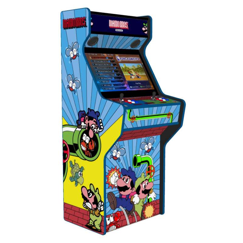 Mario Bros, 27 Inch full size arcade machine, 3000 games,120w subwoofer ...