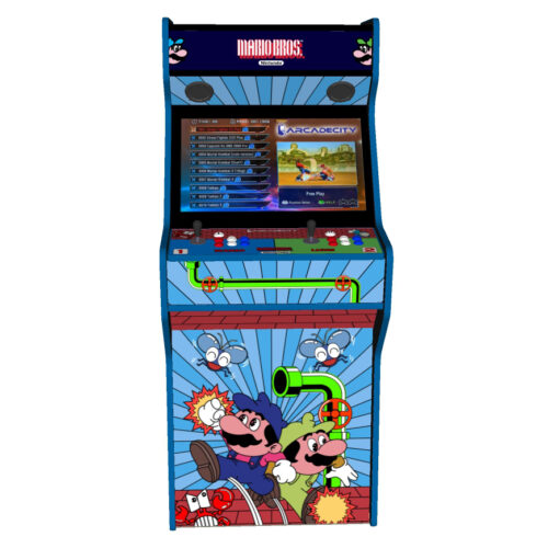 Mario Bros, 27 Inch full size arcade machine, 3000 games,120w subwoofer ...