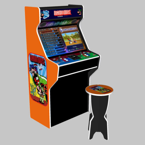 Mario Bros Arcade Machine, 5000 Games, 32 inch screen, 120w subwoofer ...