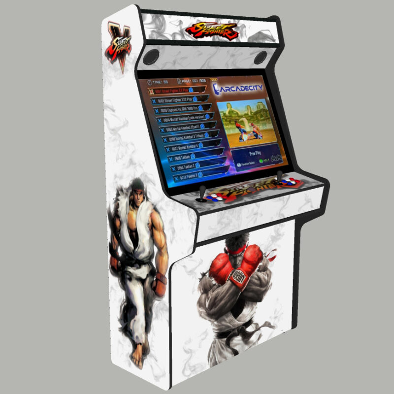 Street Fighter v5 Arcade Machine, 5000 Games, 43 inch screen, 120w ...