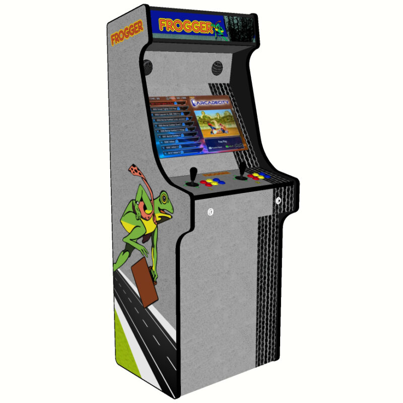 Frogger, Upright Arcade Machine, 3000 Games, 120w subwoofer, 24 inch ...