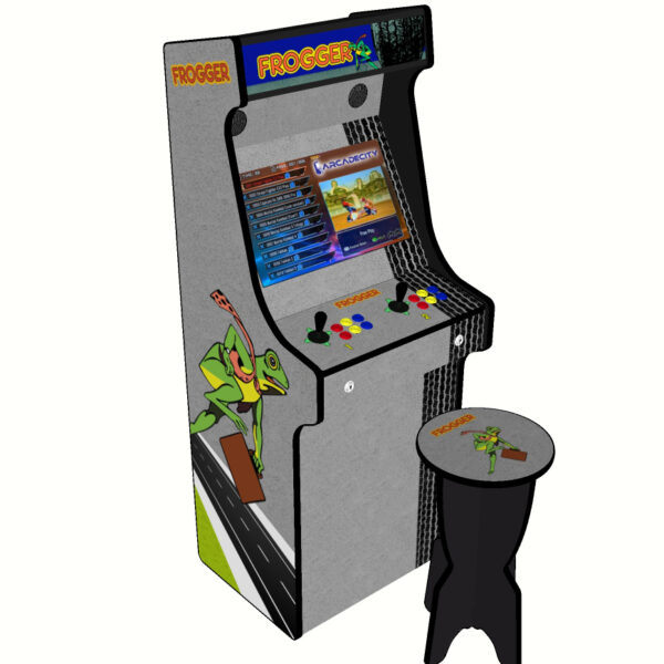 Frogger, Upright Arcade Machine, 3000 Games, 120w subwoofer, 24 inch ...