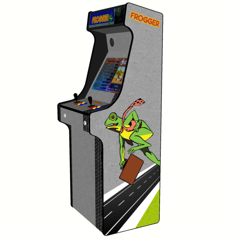 Frogger, Upright Arcade Machine, 3000 Games, 120w subwoofer, 24 inch ...