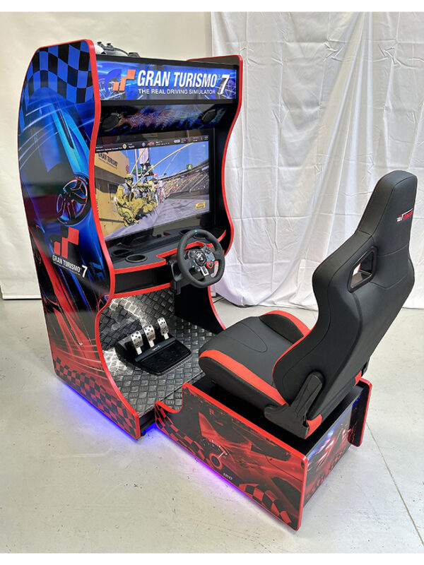 Gran Turismo 7 Racing Simulator with 32 Inch Screen, 120W Subwoofer and ...