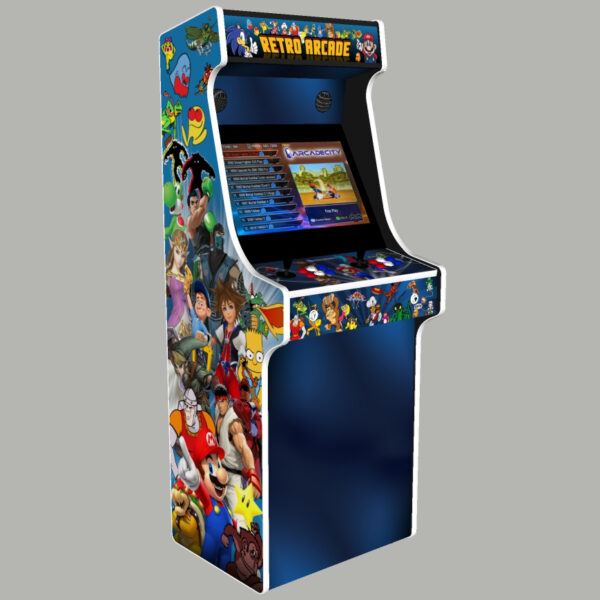 Retro Upright Arcade Machine, NEO GEO Artwork, 3000 Games, 24 inch ...